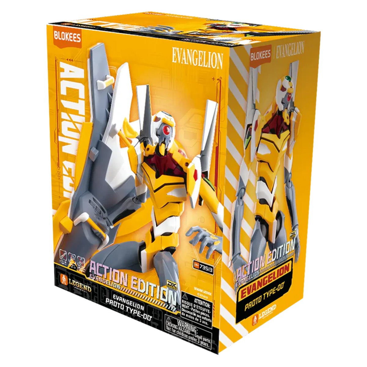Neon Genesis Evangelion Action Edition DX Proto Type-00 Model Kit Blok
